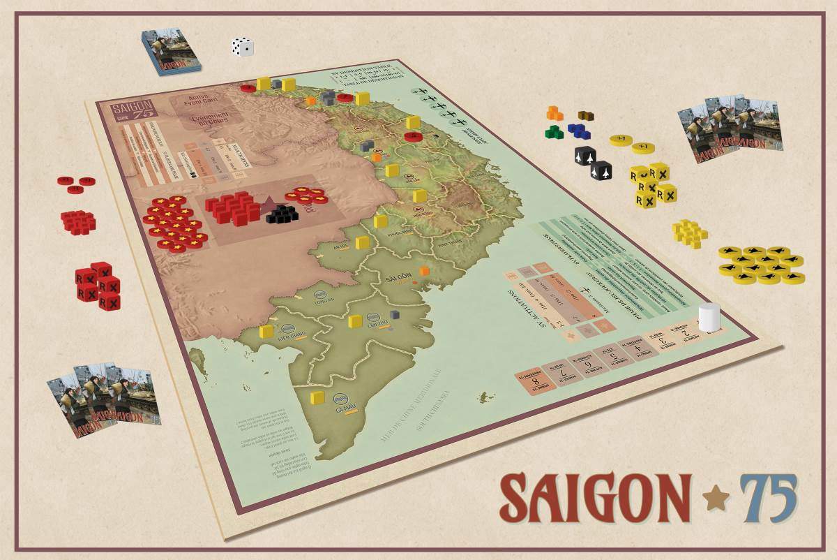 Saigon 75: le premier Kickstarter de Nuts Publishing - G&P Jeux de rôle et livres-jeux