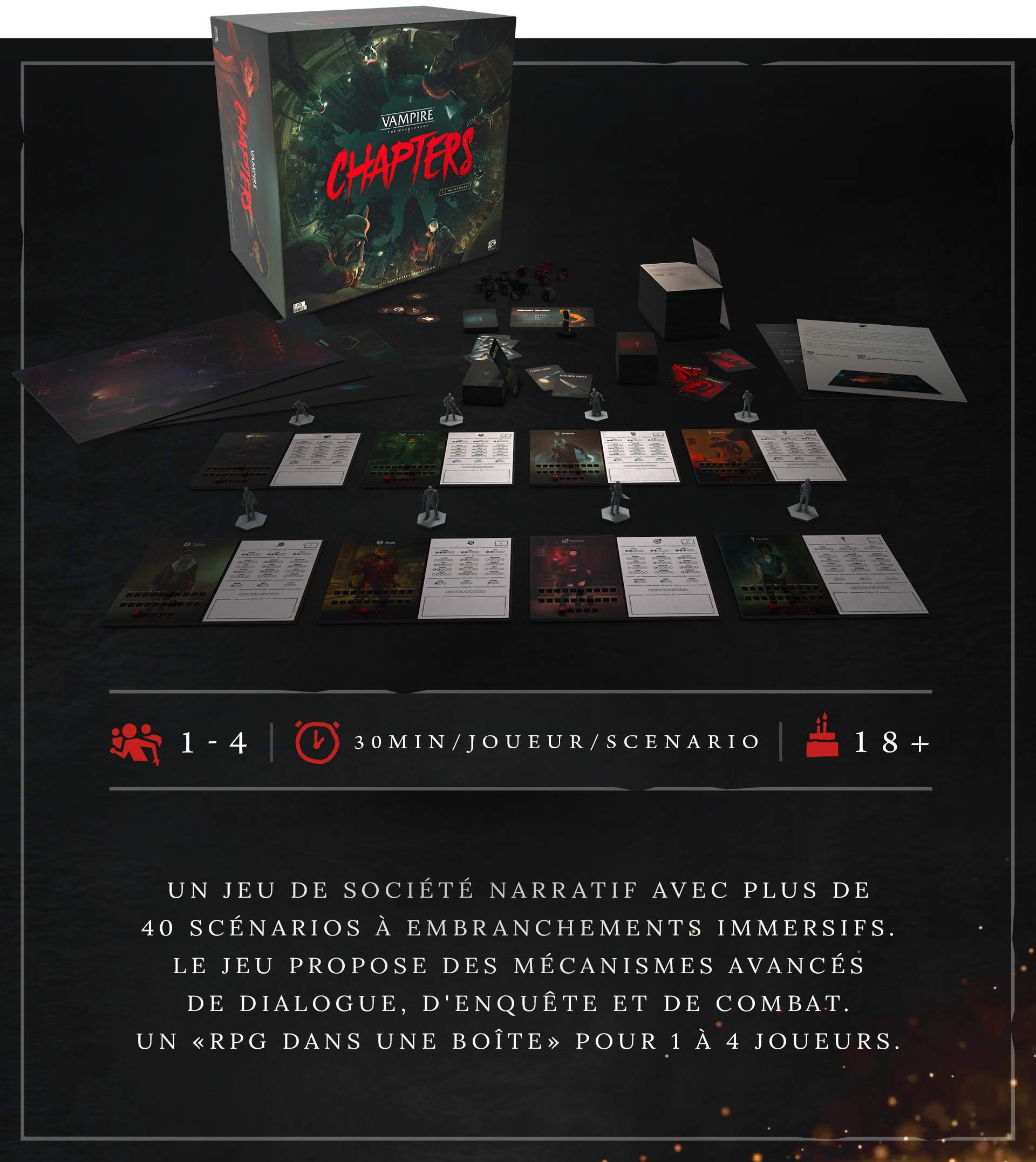 Vampire:- The Masquerade - CHAPTERS: le kickstarter - G&P Jeux de rôle ...